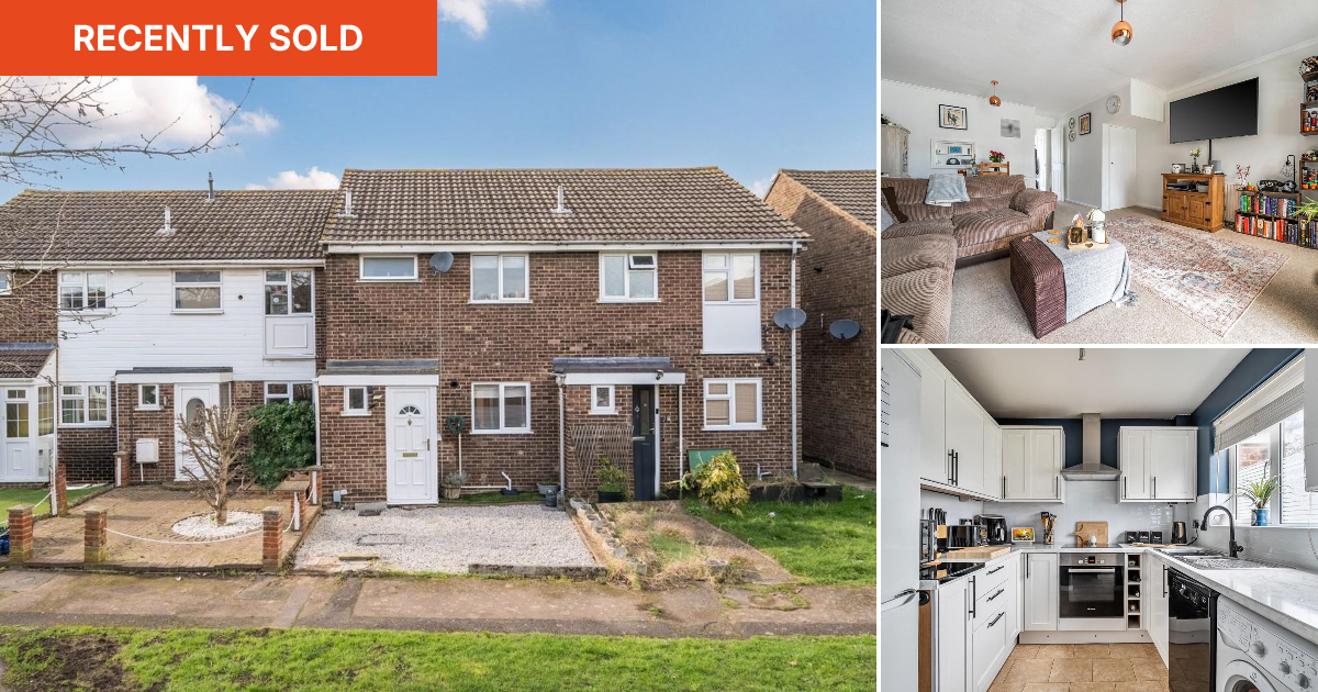 3 bed terraced house for sale in Keats Road, Larkfield | Simon Miller ...